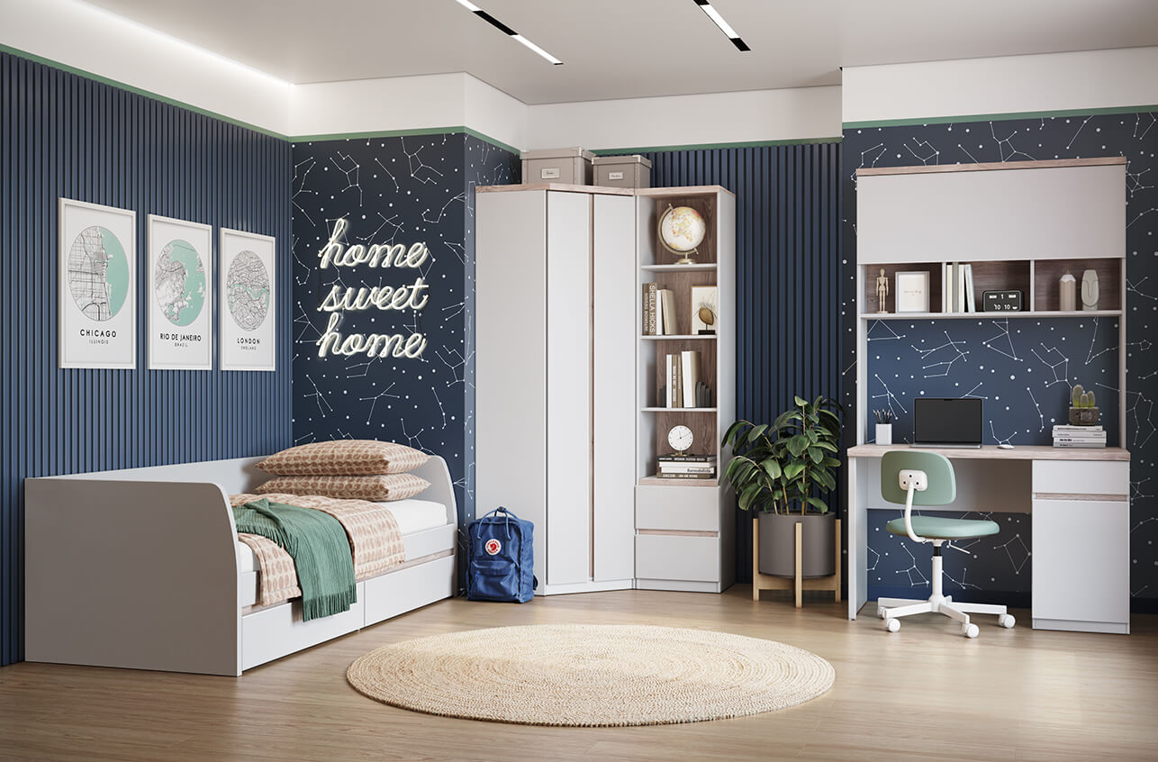 LIMA, Шкаф угловой 1D. Цвет ПЕРСИДСКИЙ ЖЕМЧУГ/ МАДУРА ANREX купить в Минске, цена 467,76 руб.